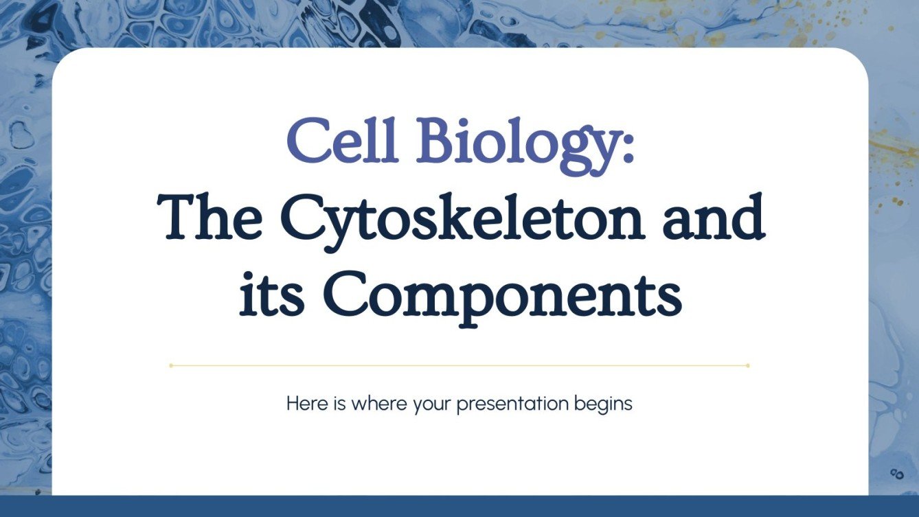 Cell Biology: The Cytoskeleton and its Components