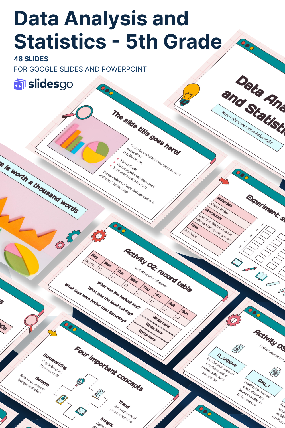 Data Analysis and Statistics - 5th Grade Presentation
