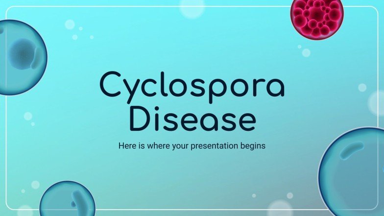 Cyclospora Disease Presentation