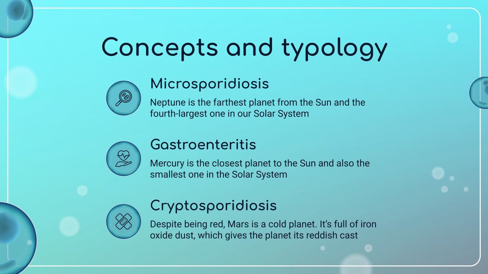 Cyclospora Disease Presentation