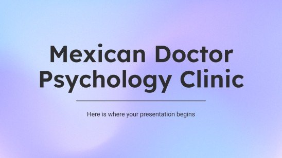 Mexican Doctor Psychology Clinic | Google Slides & PPT