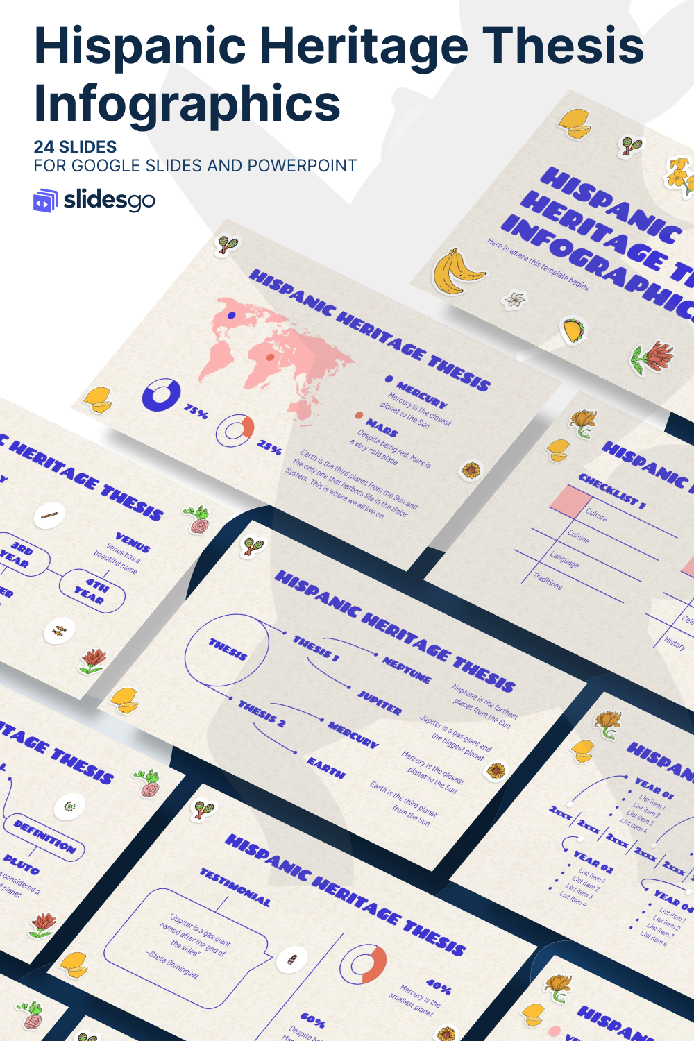 Hispanic Heritage Thesis Infographics