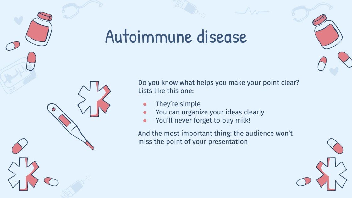 Autoimmune Disease Google Slides & PowerPoint template