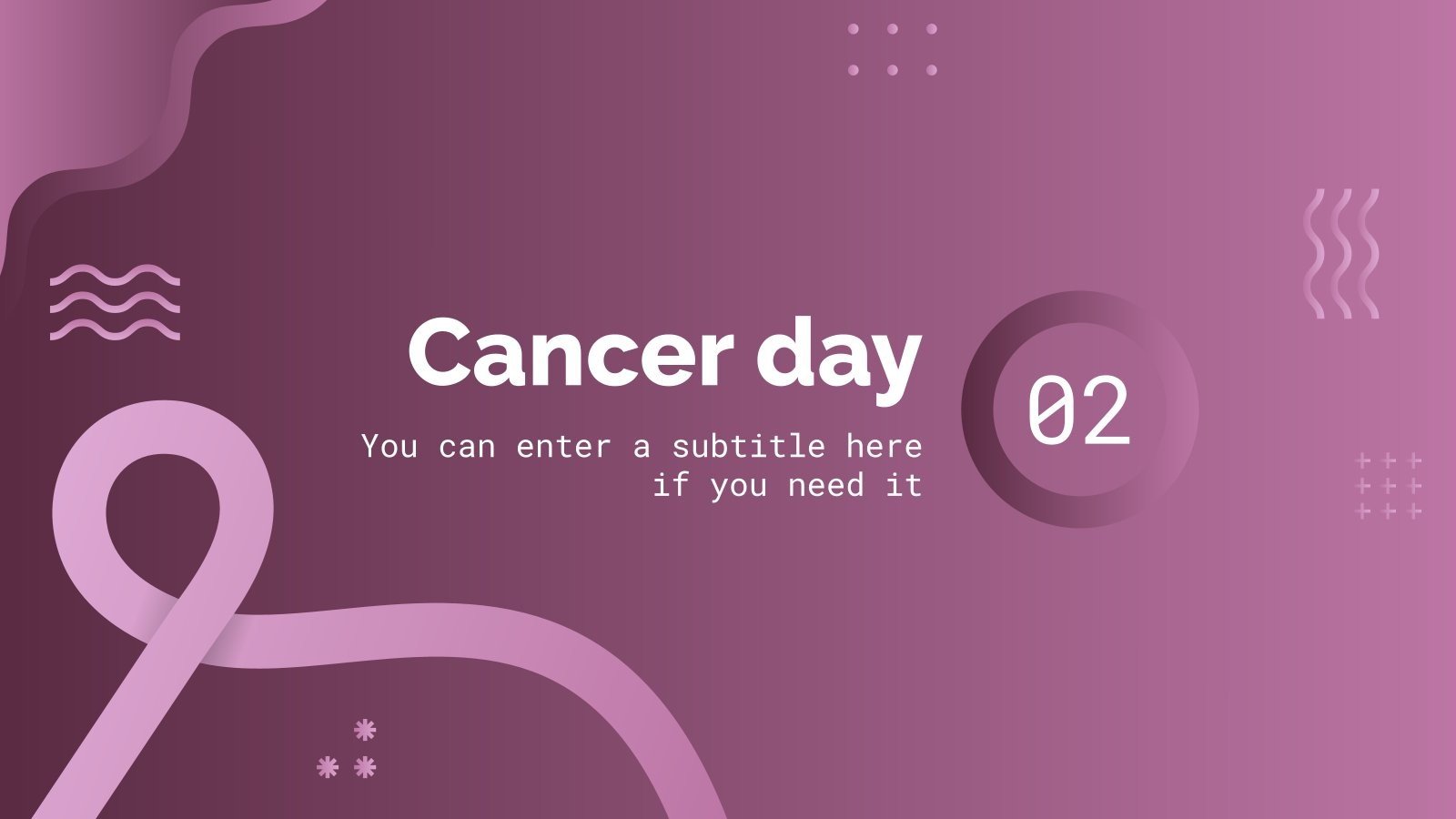 Raising Awareness on World Cancer Day | Google Slides & PPT