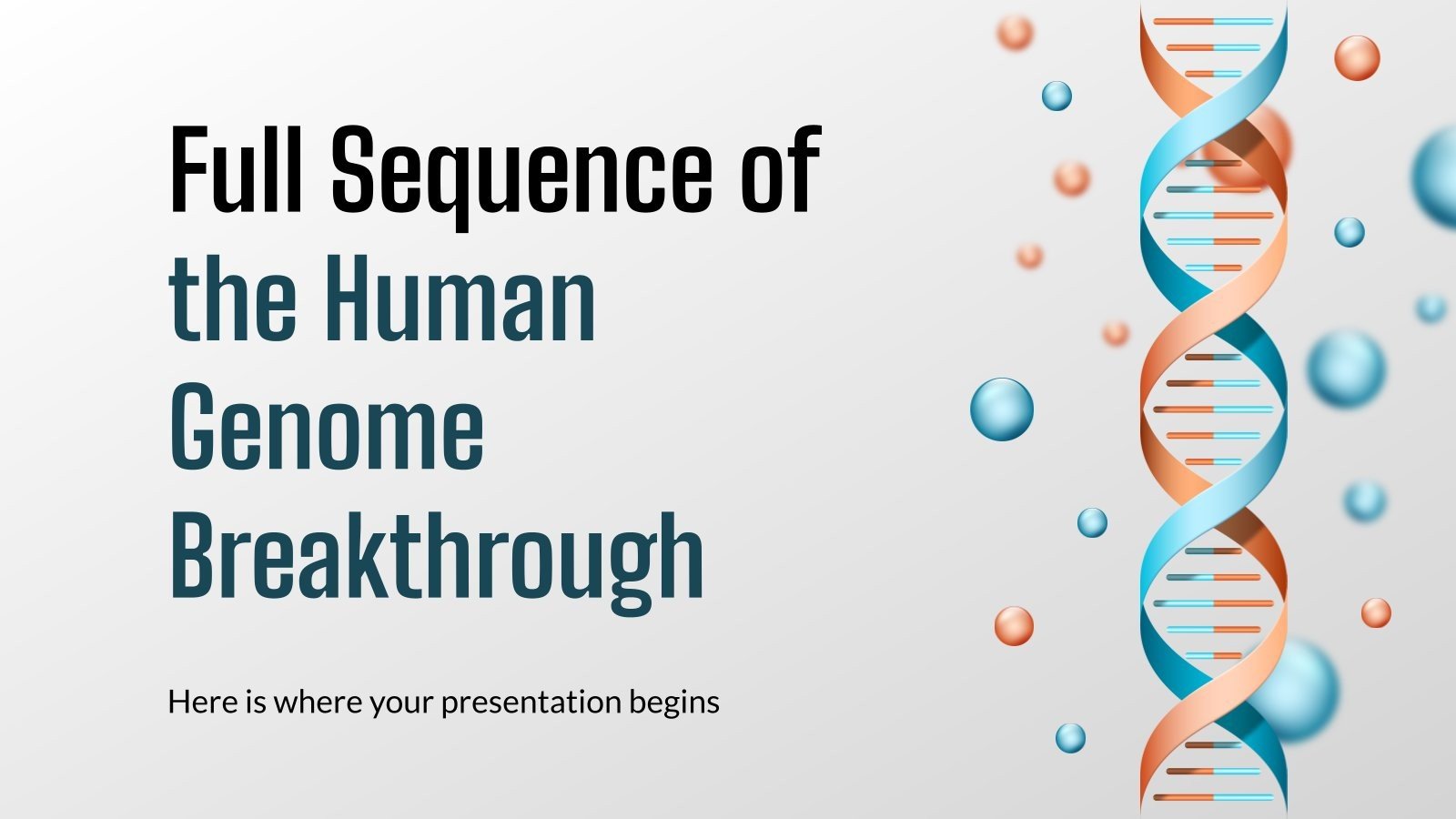 Full Sequence of the Human Genome | Google Slides & PPT