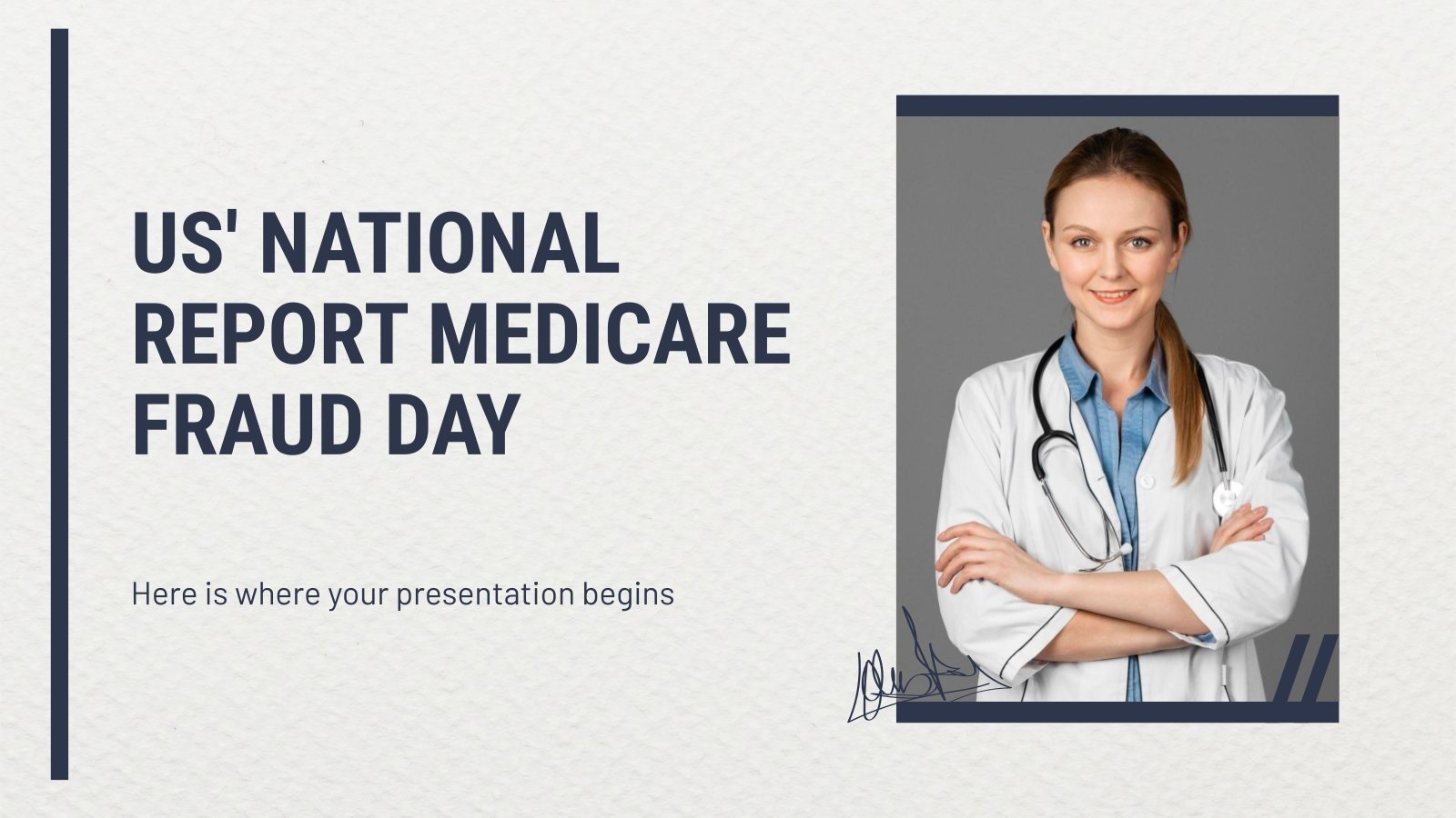 US' National Report Medicare Fraud Day | Google Slides & PPT