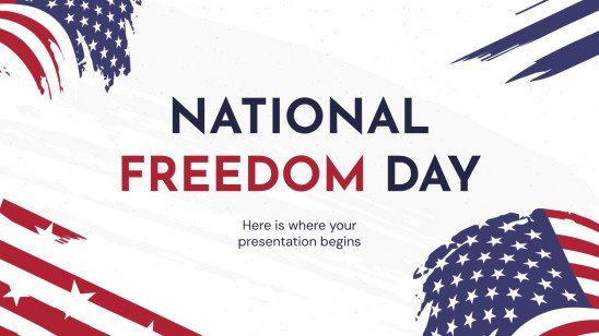 National Freedom Day Presentation