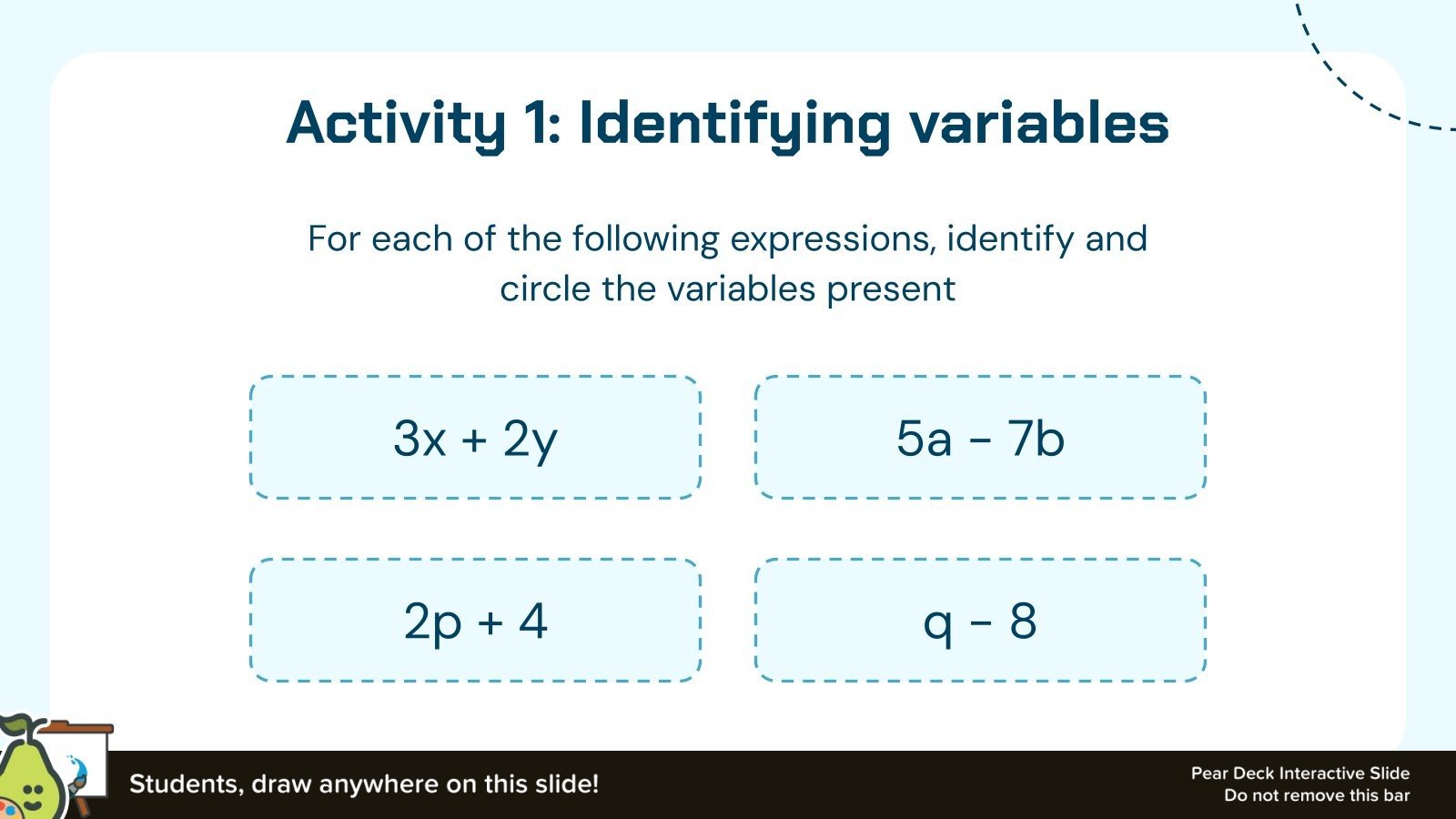Isometric Style Math Lesson for Middle School for Pear Deck