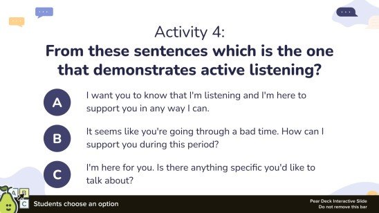 Social Skills for Elementary using Pear Deck