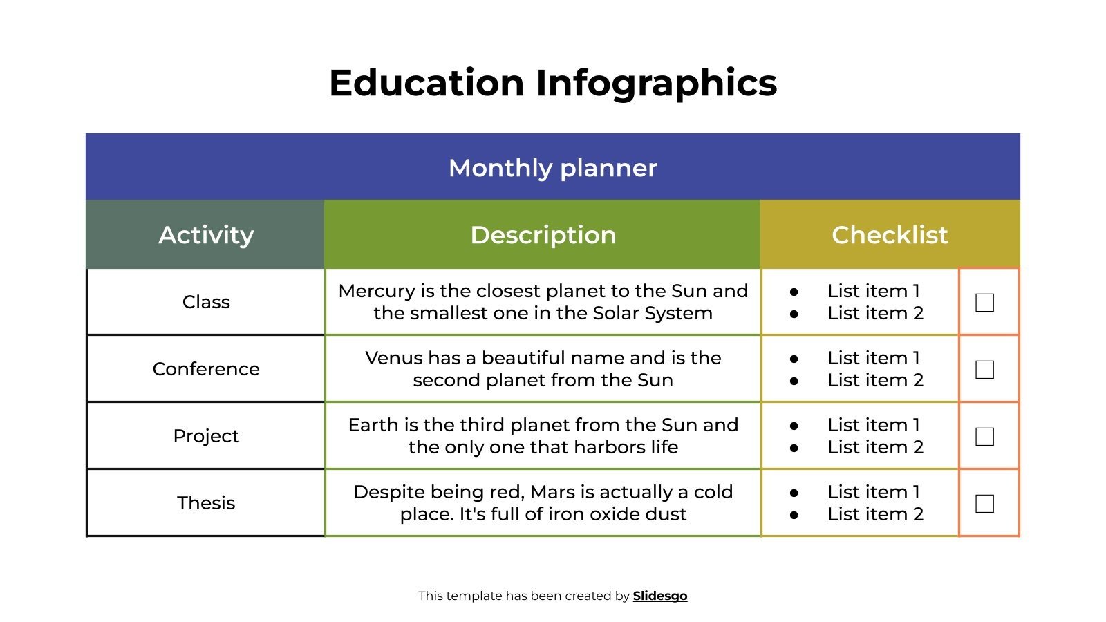 Education Infographics