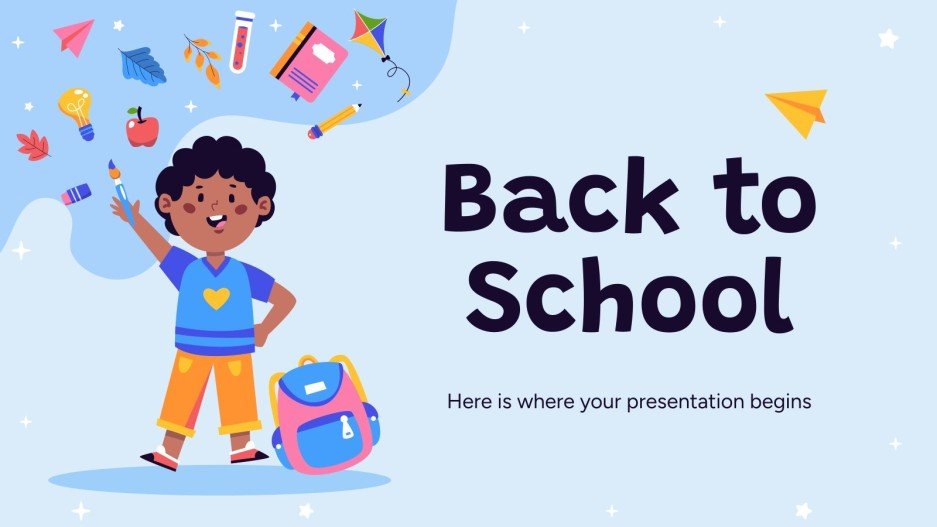 Free Back to School Google Slides themes and PPT templates