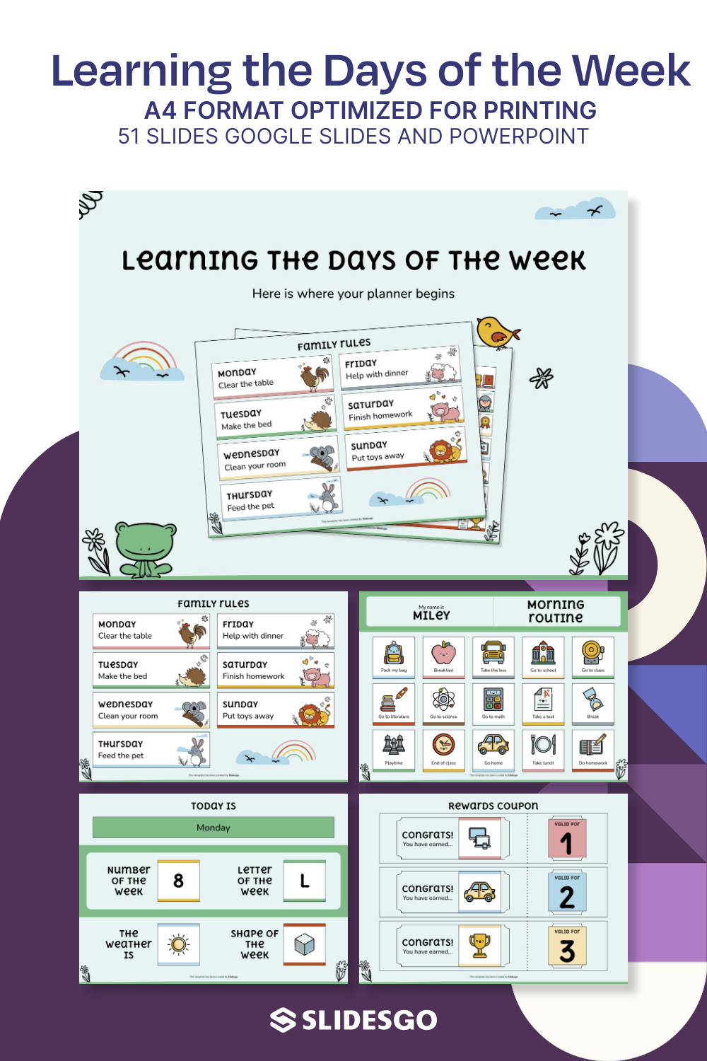 Learning the Days of the Week Presentation