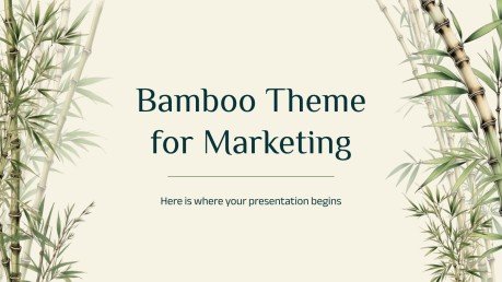Bamboo Theme for Marketing Presentation