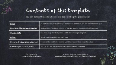 Simple Blackboard Background Presentation