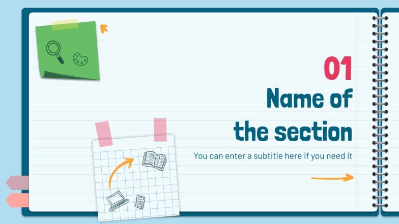 Notebook Lesson Presentation