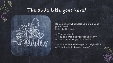 Simple Blackboard Background Presentation