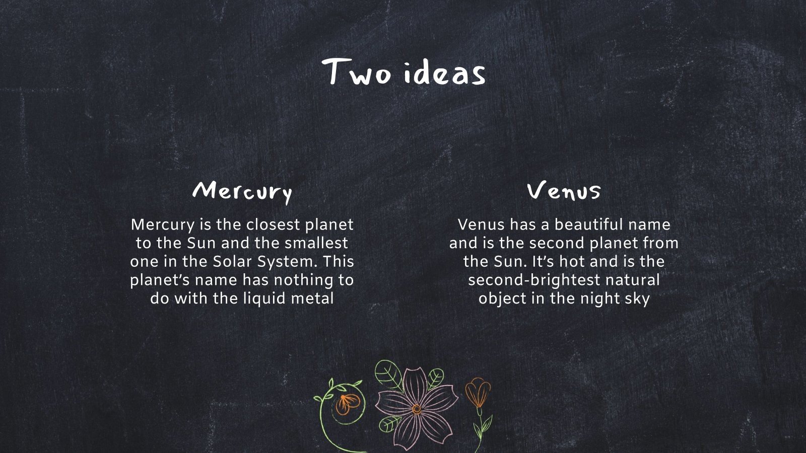 Simple Blackboard Background Presentation