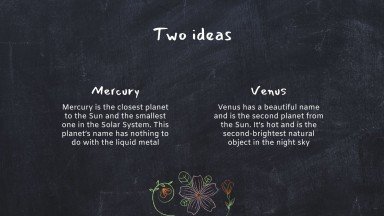 Simple Blackboard Background Presentation