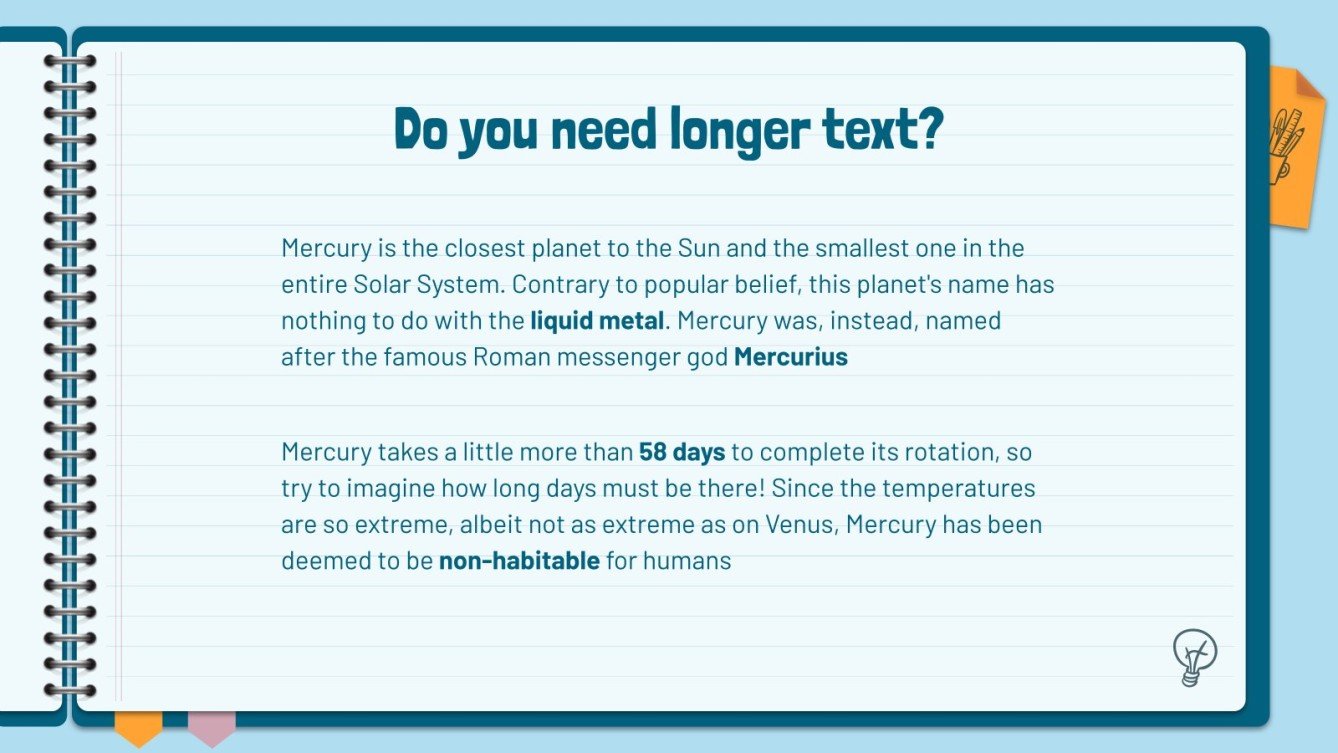 Notebook Lesson Presentation