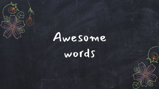 Simple Blackboard Background Presentation