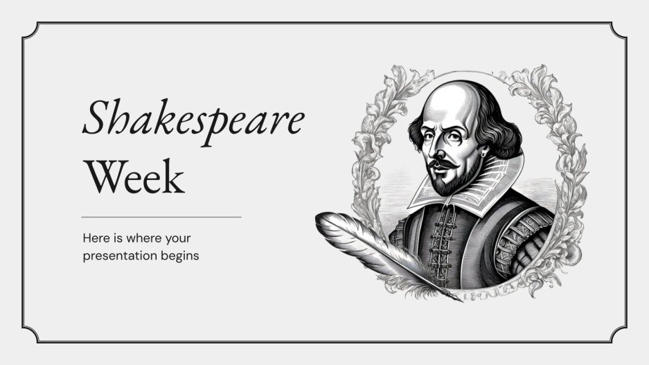 Shakespeare Week Presentation