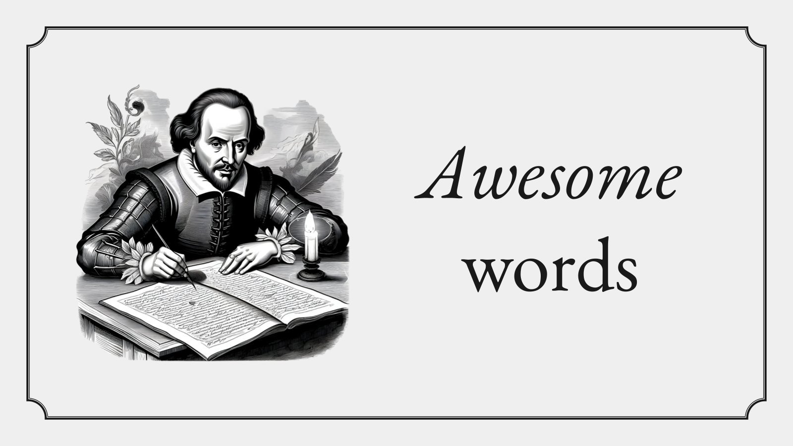 Shakespeare Week Presentation