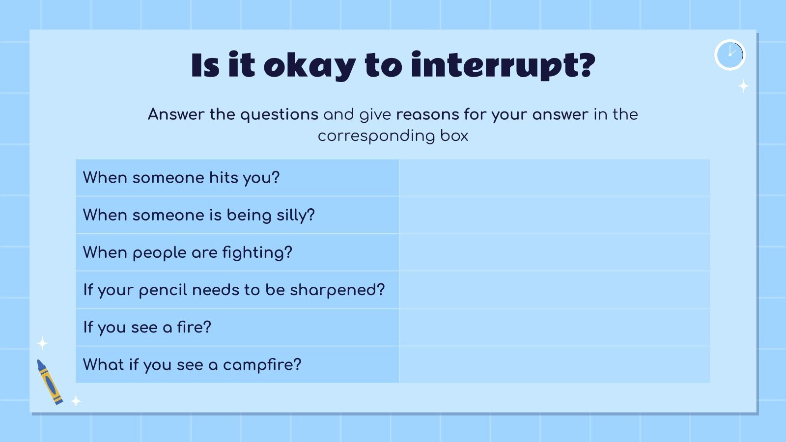 No More Interrupting Presentation