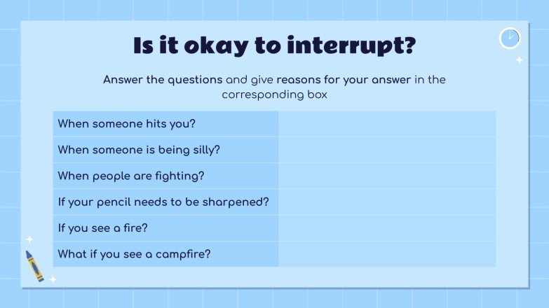 No More Interrupting Presentation