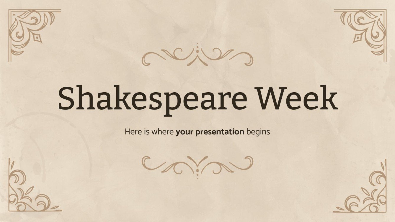Shakespeare Week Presentation