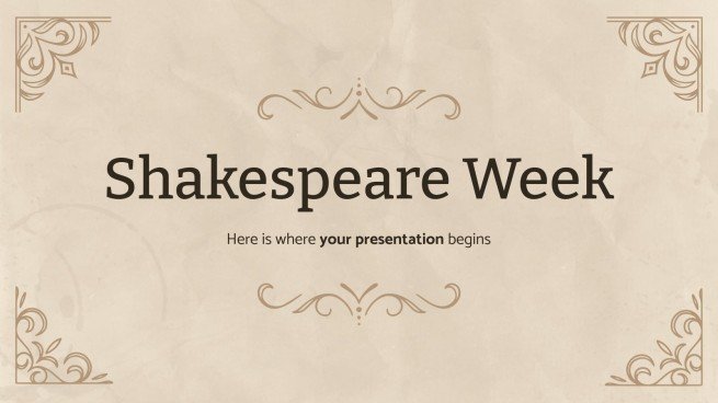 Shakespeare Week Presentation