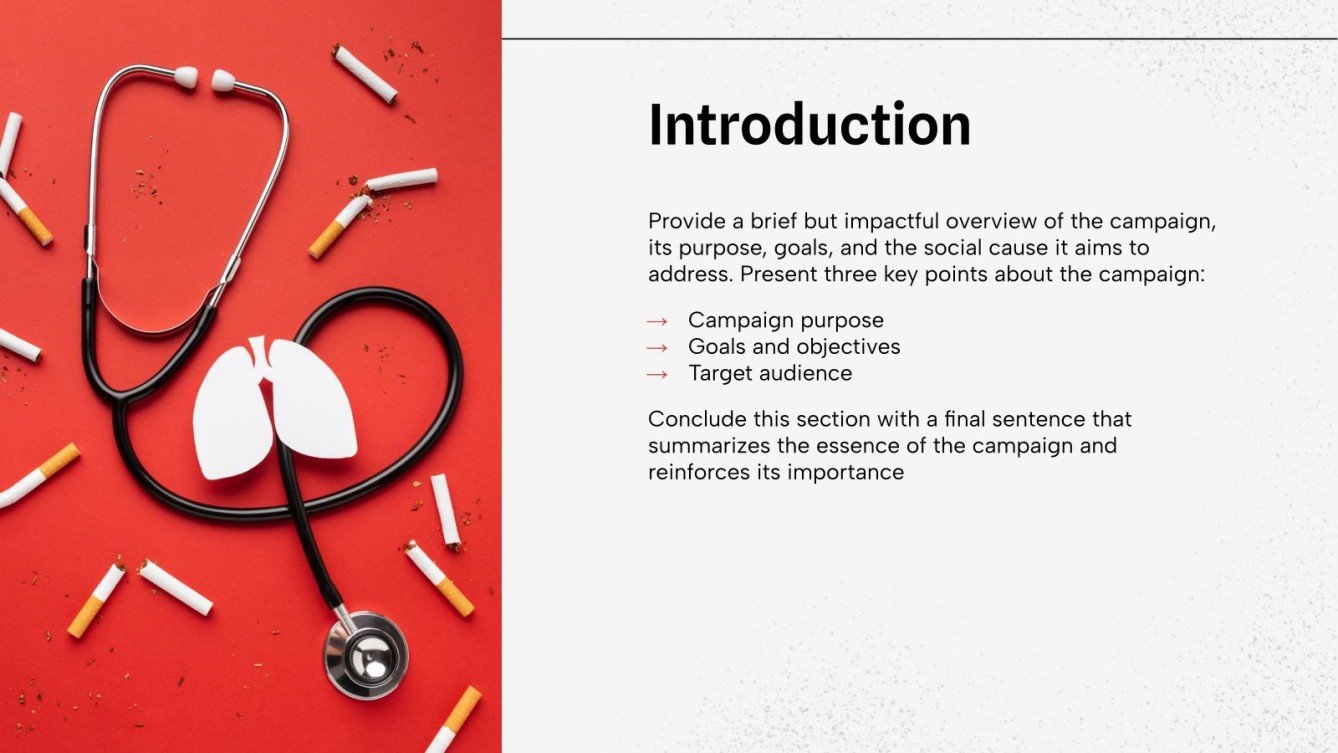 Smoking Awareness Campaign Presentation