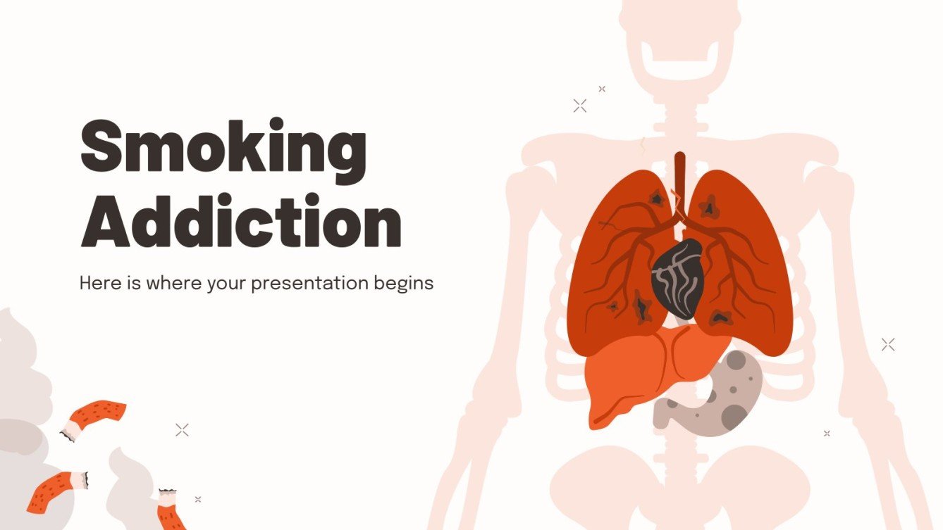 Free Google Slides & PowerPoint templates with smoke effect