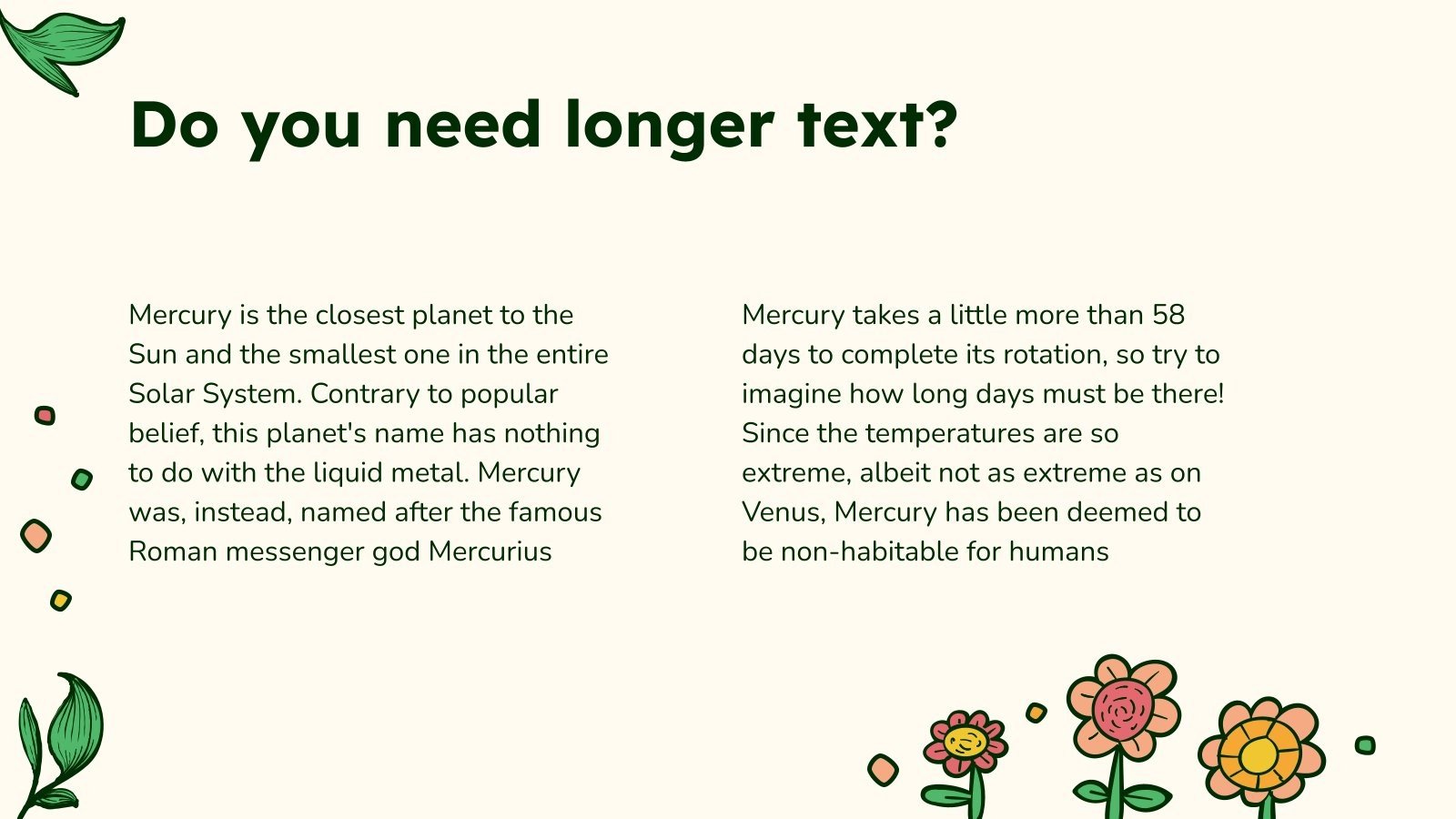 It's Spring Break! Presentation