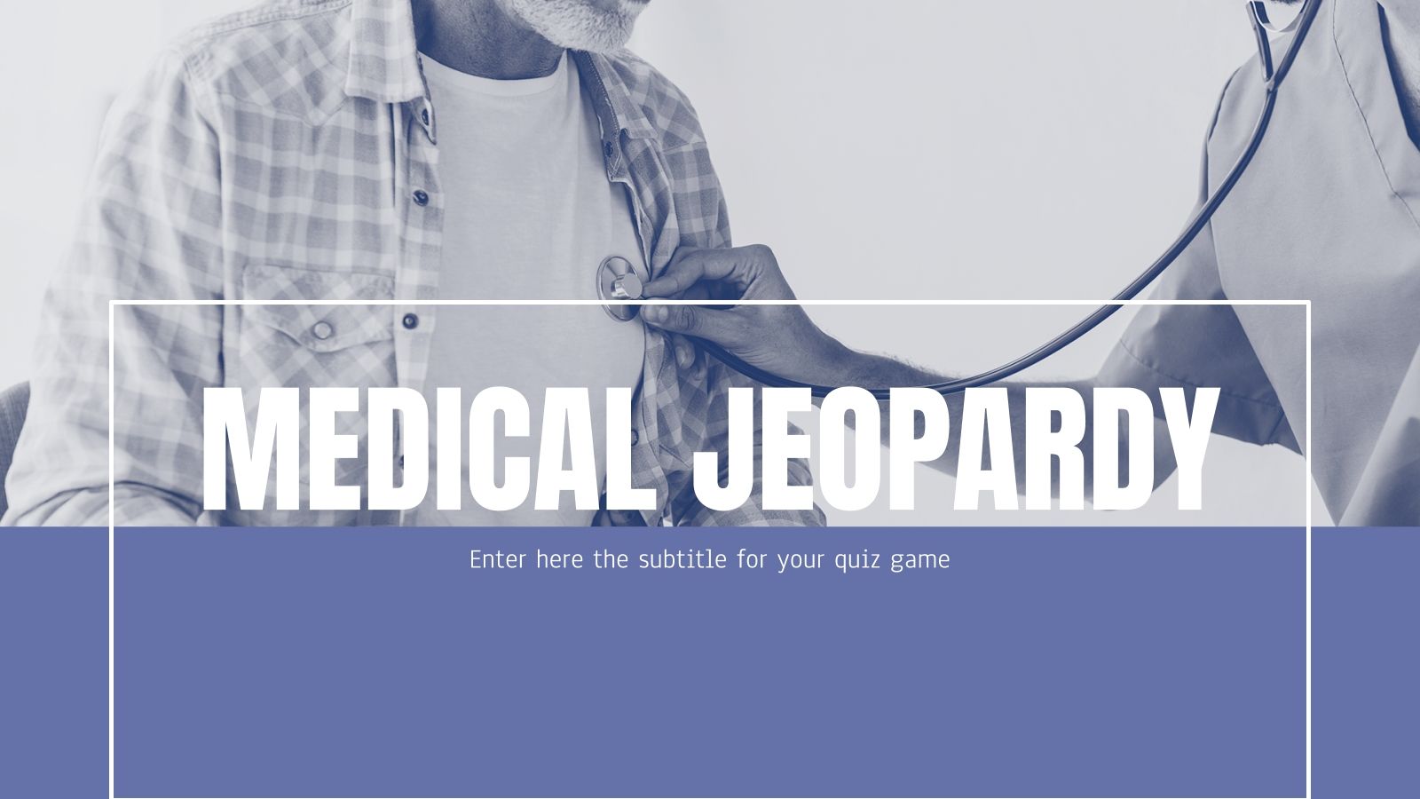 Medical Jeopardy Google Slides Theme & PowerPoint Template