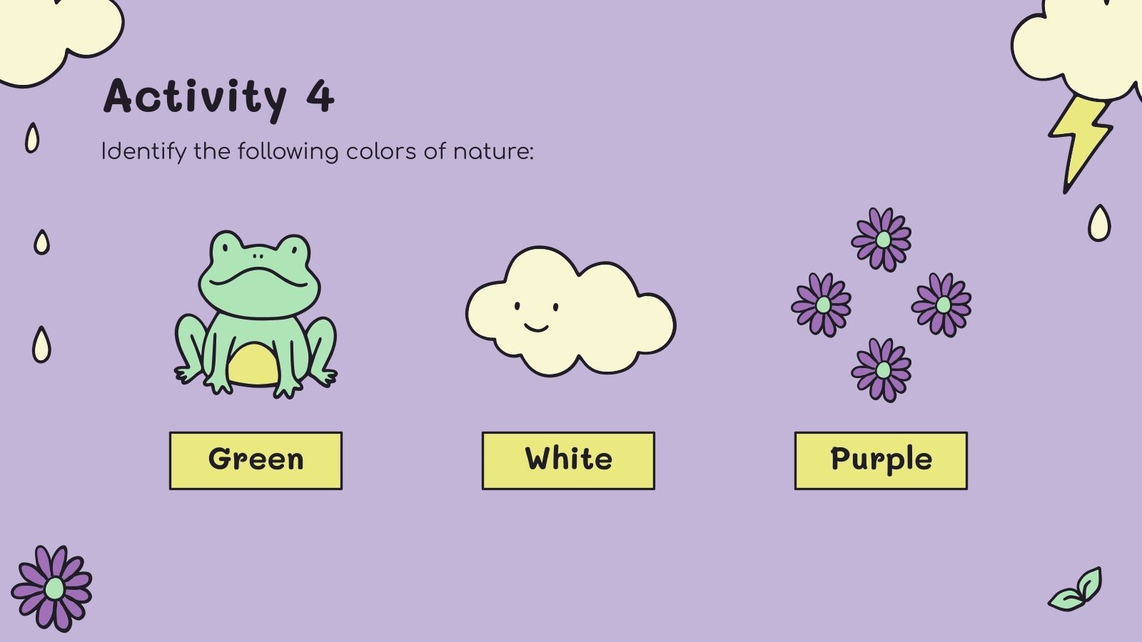 April Showers Activities for Pre-K Presentation