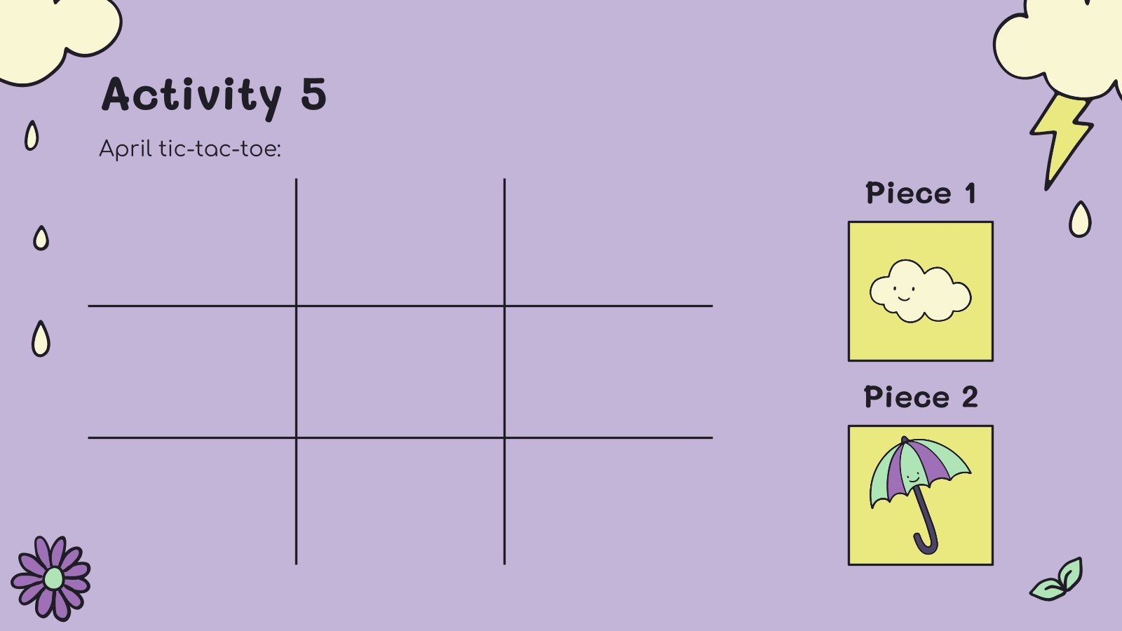 April Showers Activities for Pre-K Presentation