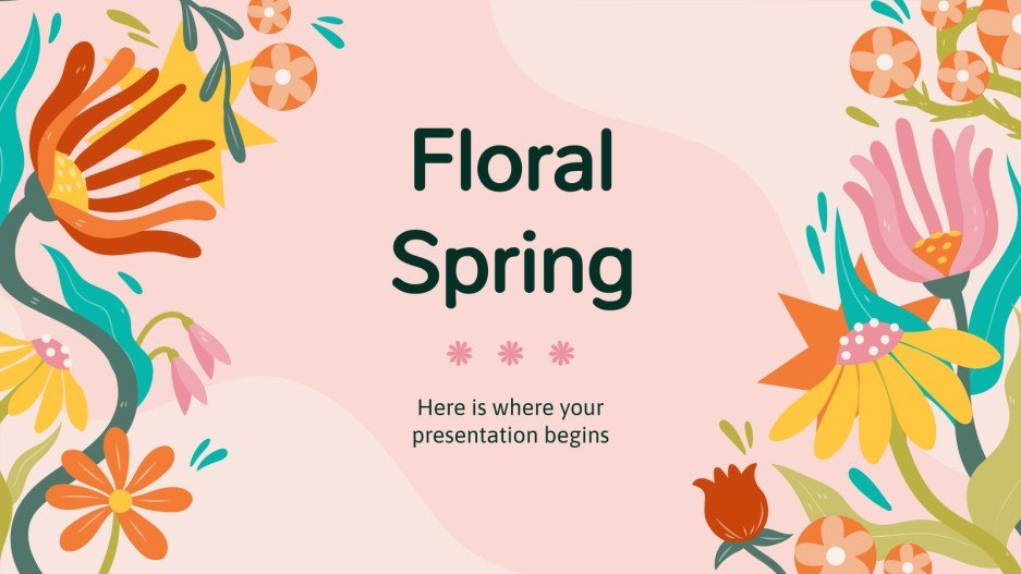 "Floral Spring" Presentation