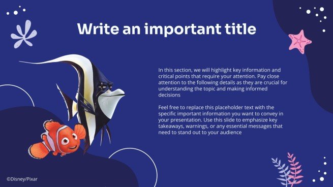 Finding Nemo Presentation