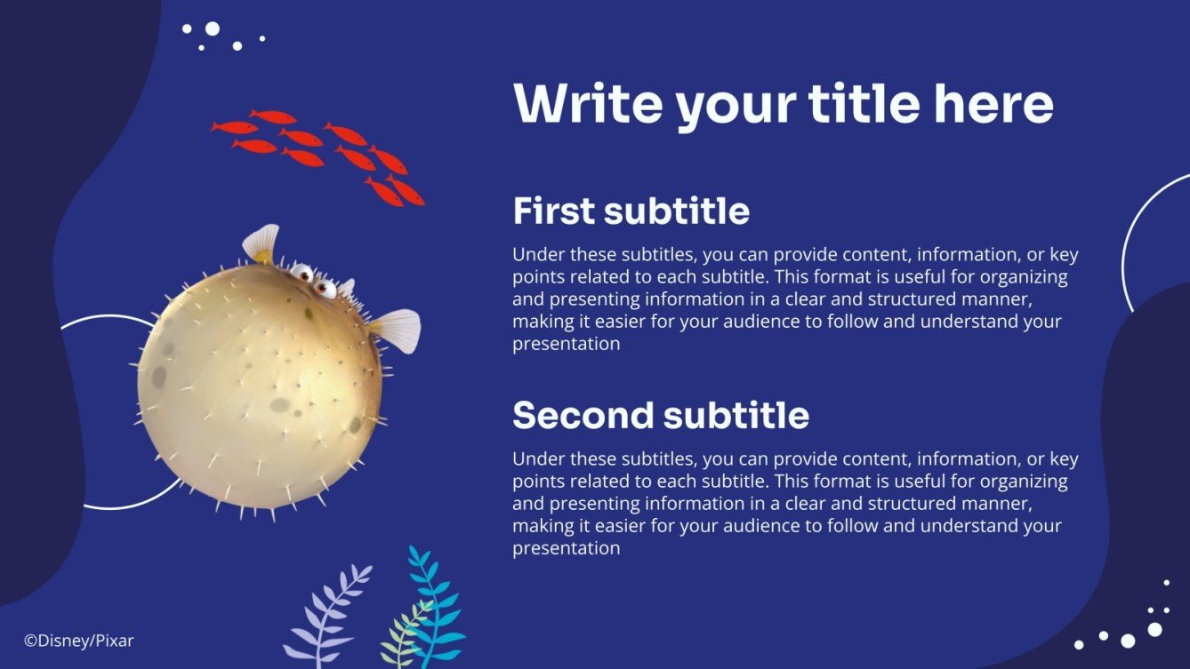 Finding Nemo Presentation