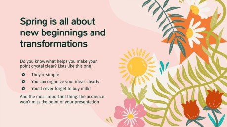 "Floral Spring" Presentation