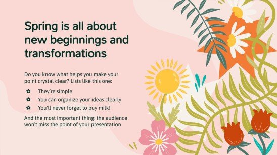 "Floral Spring" Presentation