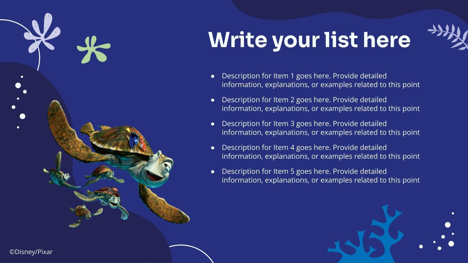 Finding Nemo Presentation