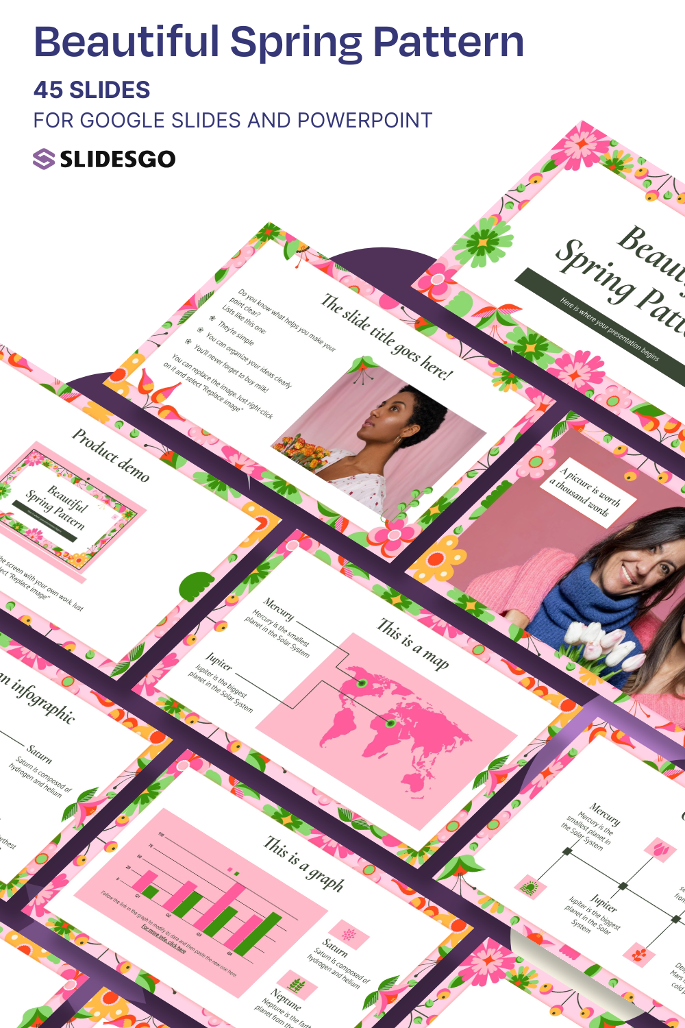 Beautiful Spring Pattern Presentation