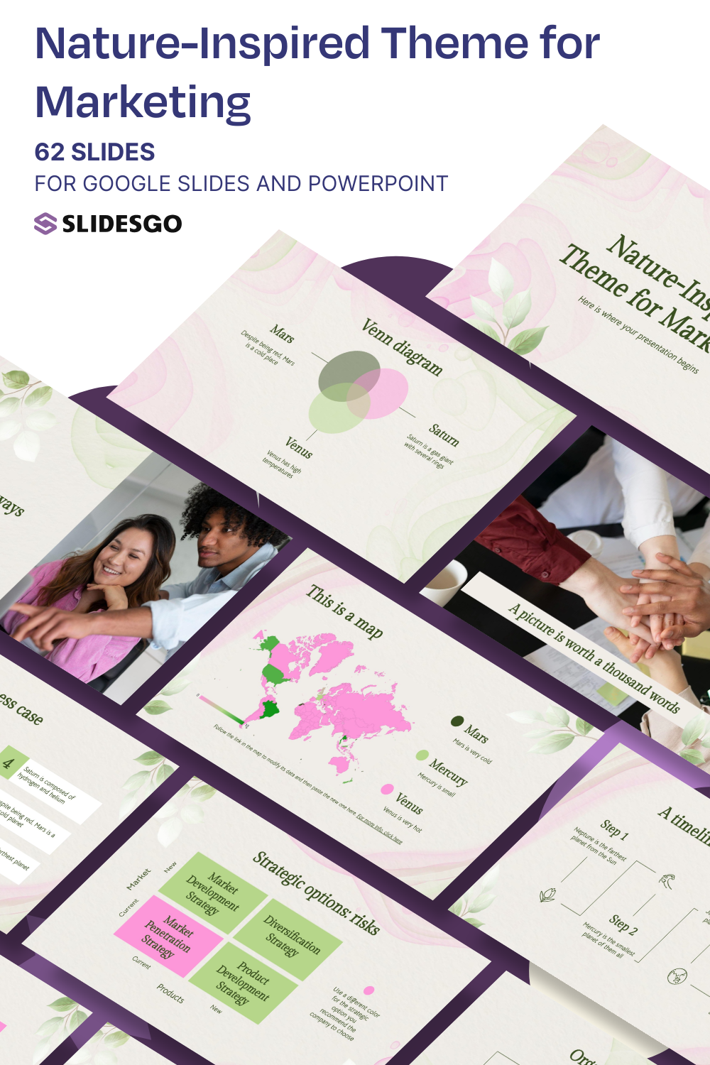 Nature-Inspired Theme for Marketing Presentation