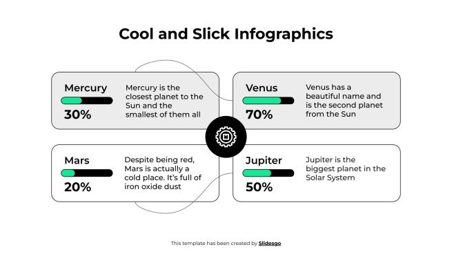 Cool and Slick Infographics Template