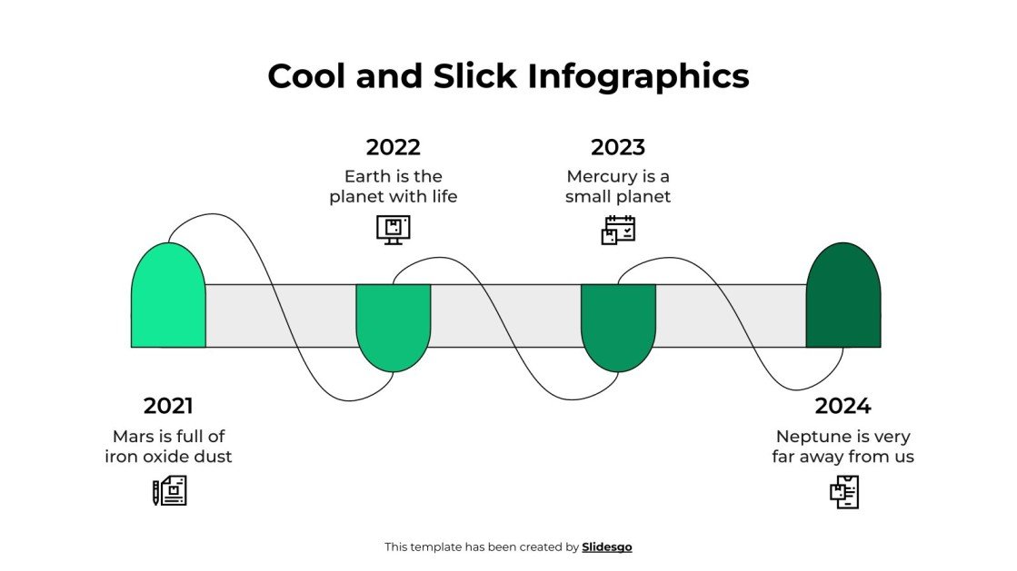 Cool and Slick Infographics Template