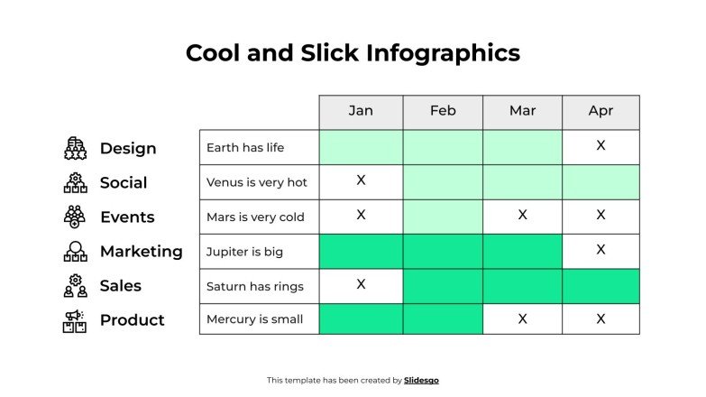 Cool and Slick Infographics Template
