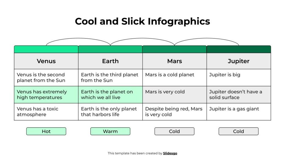 "Cool and Slick Infographics" Template