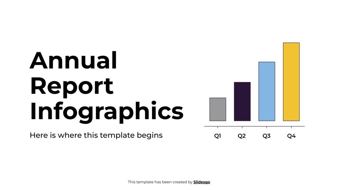 Annual Report Infographics Template