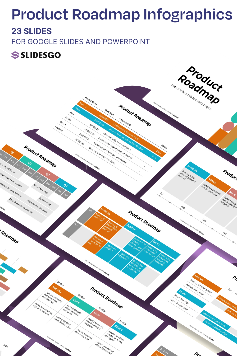 Product Roadmap Infographics